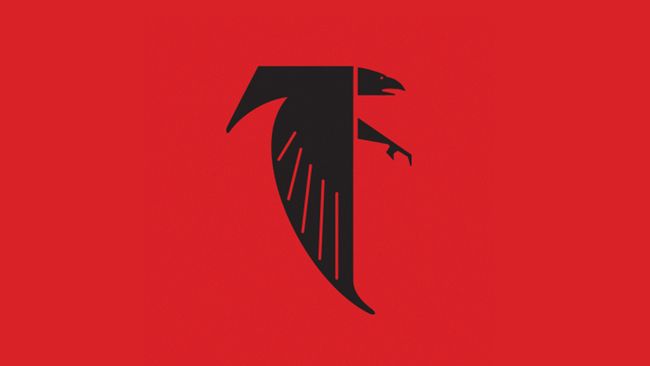 The Atlanta Falcons' retro logo design is giving seriously dark vibes ...