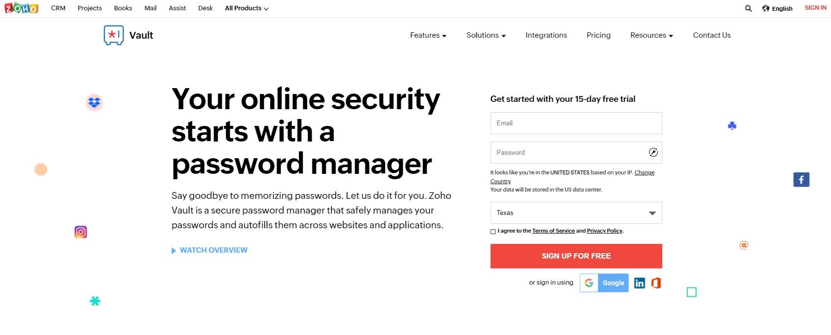 Zoho Vault | TechRadar