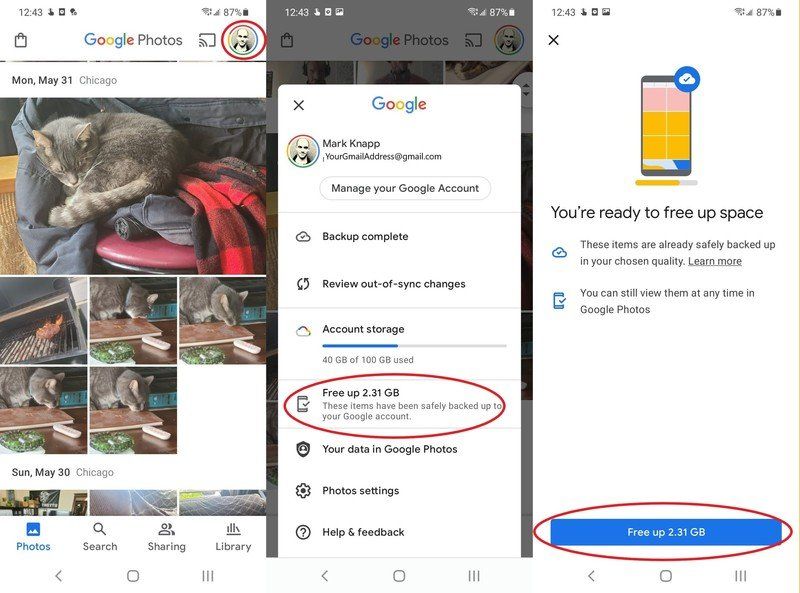 How to reclaim phone storage with Google Photos' Free Up Space feature ...