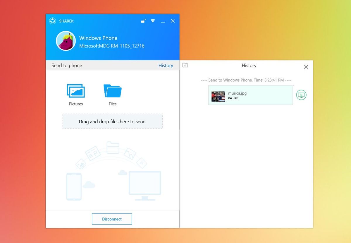 SHAREit adds ConnectPC and scan it feature to Windows 10 Mobile ...