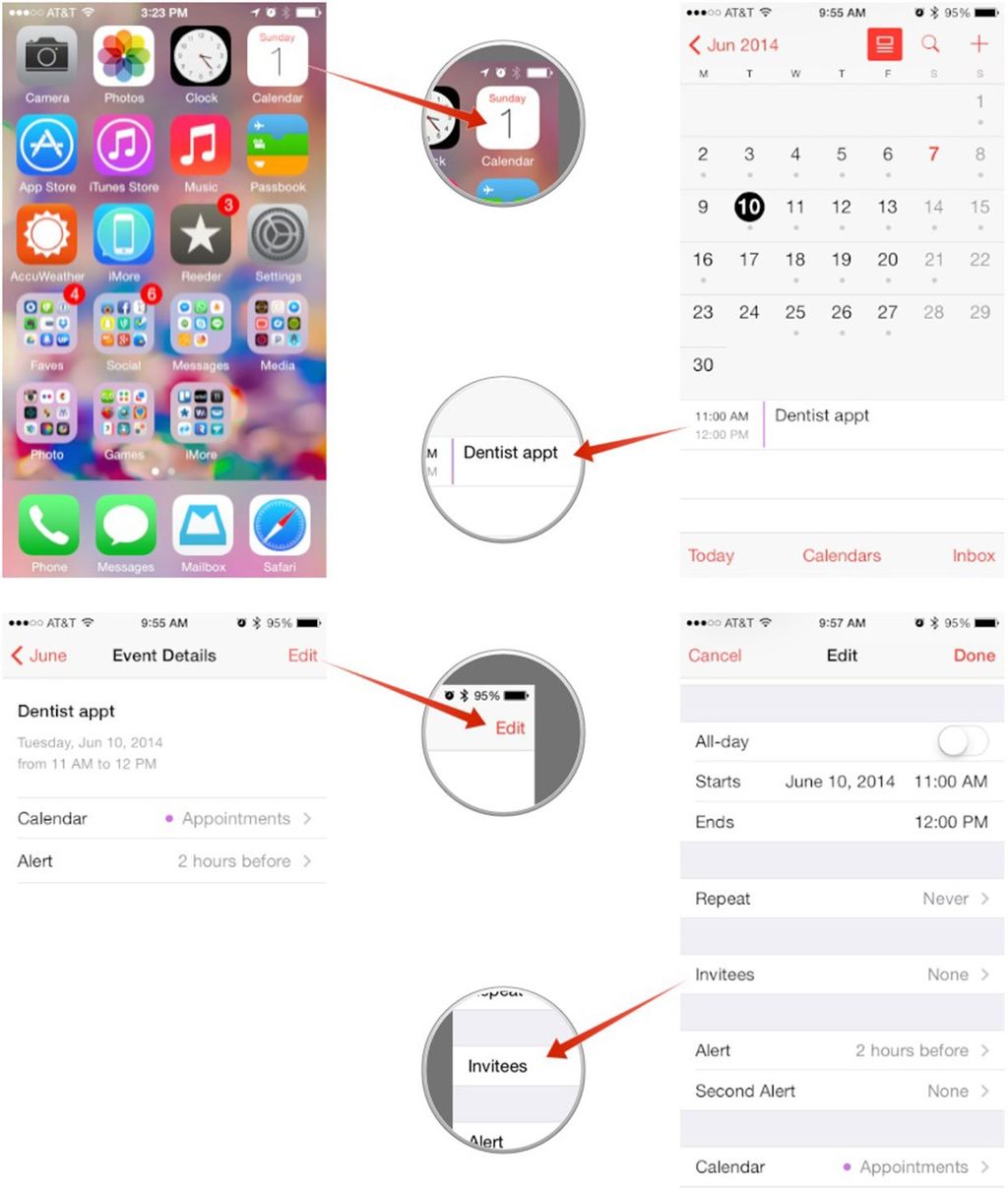 How to send and accept calendar event invitations on iPhone and iPad ...