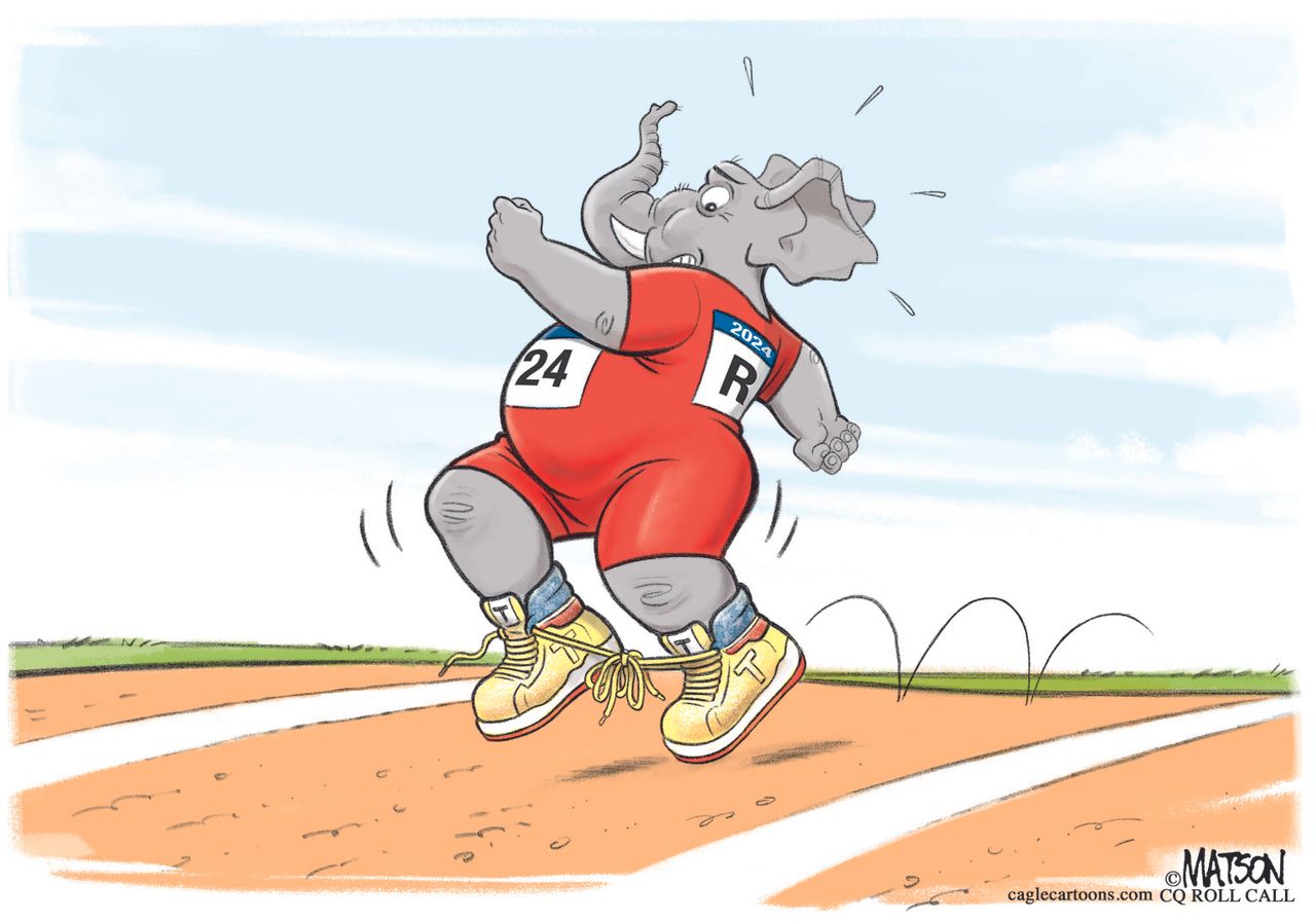 5 pure gold cartoons about Donald Trump’s sneakers | The Week