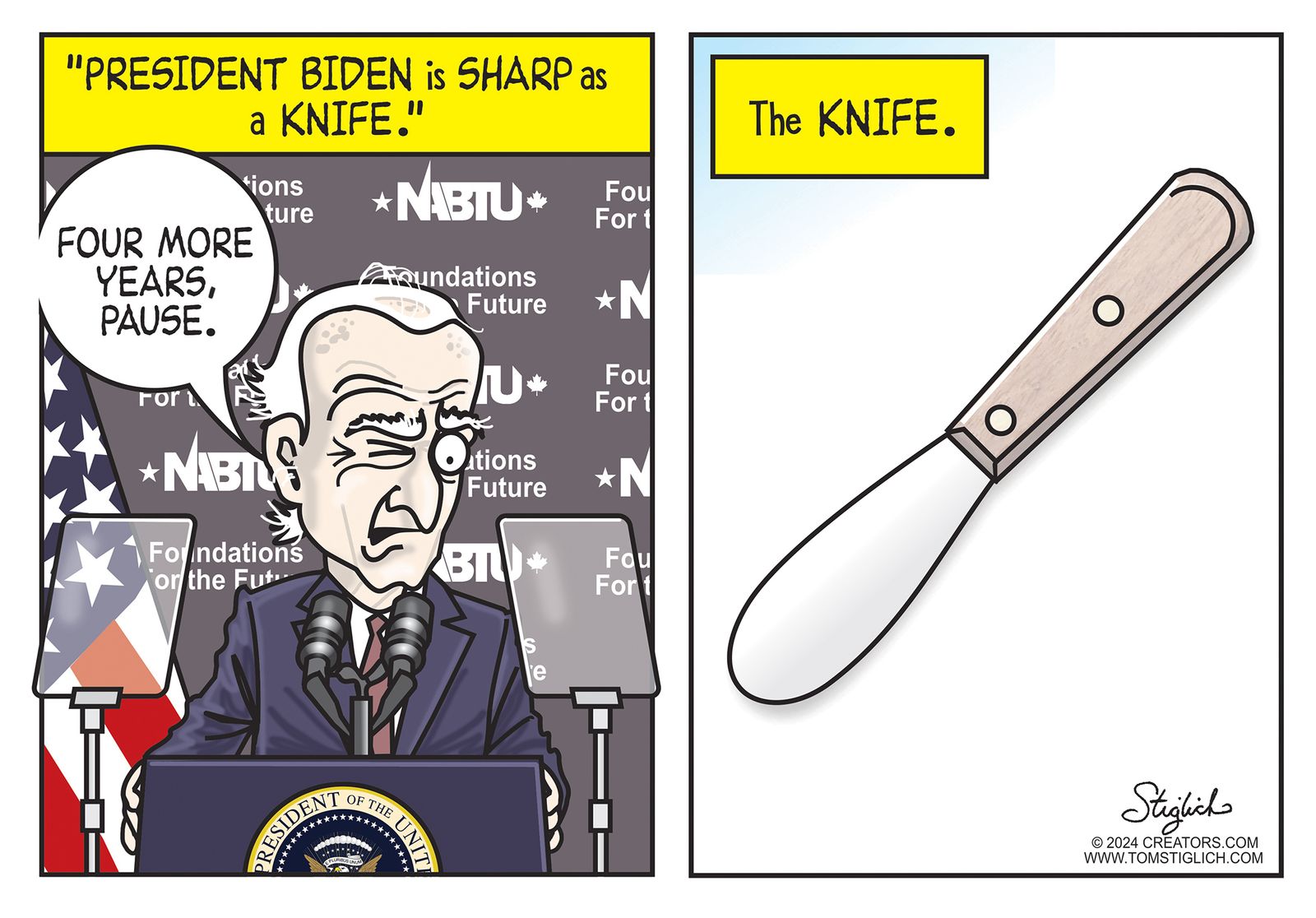 Today's political cartoons - April 26, 2024 | The Week