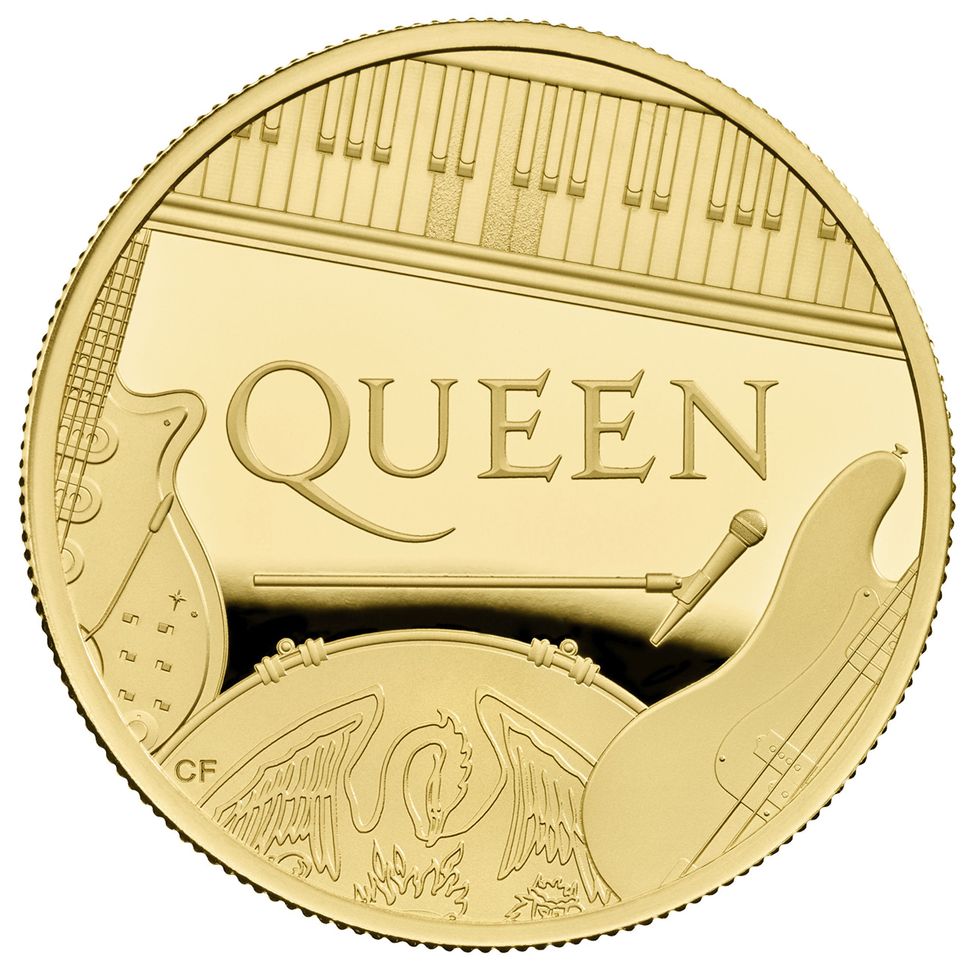 Queen become first British band to be celebrated on an official UK coin ...