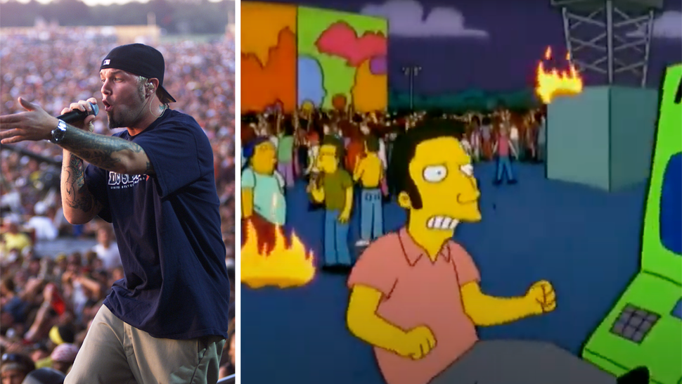 Remember the time The Simpsons took a hilarious potshot at Woodstock 99 ...