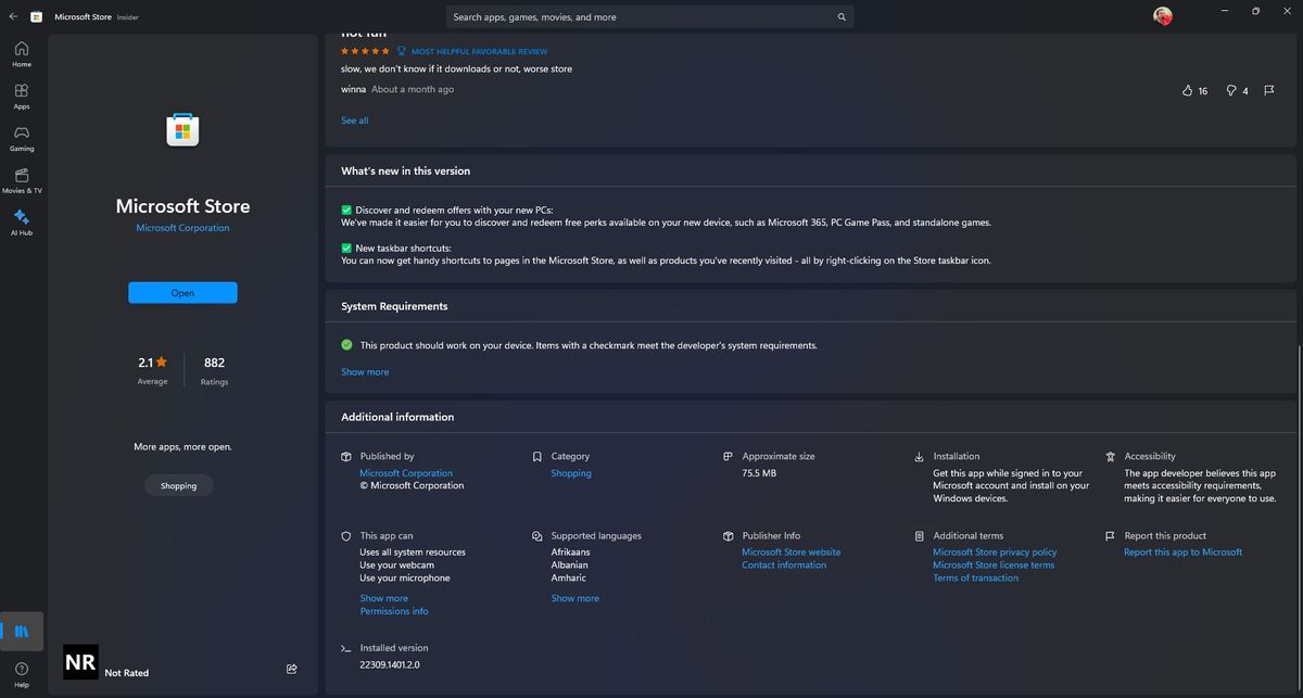 Microsoft Store on Windows 11now loads much faster | Windows Central
