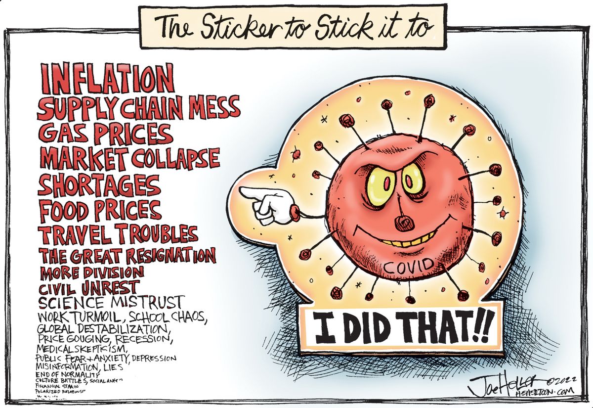 The COVID sticker | The Week