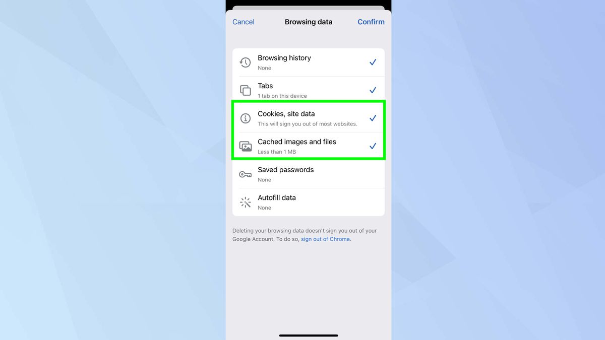 How to clear your Chrome cache on iPhone | Tom's Guide