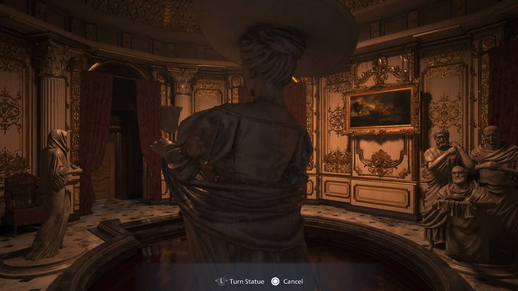 Resident Evil Village blood pool statue puzzle solution | GamesRadar+