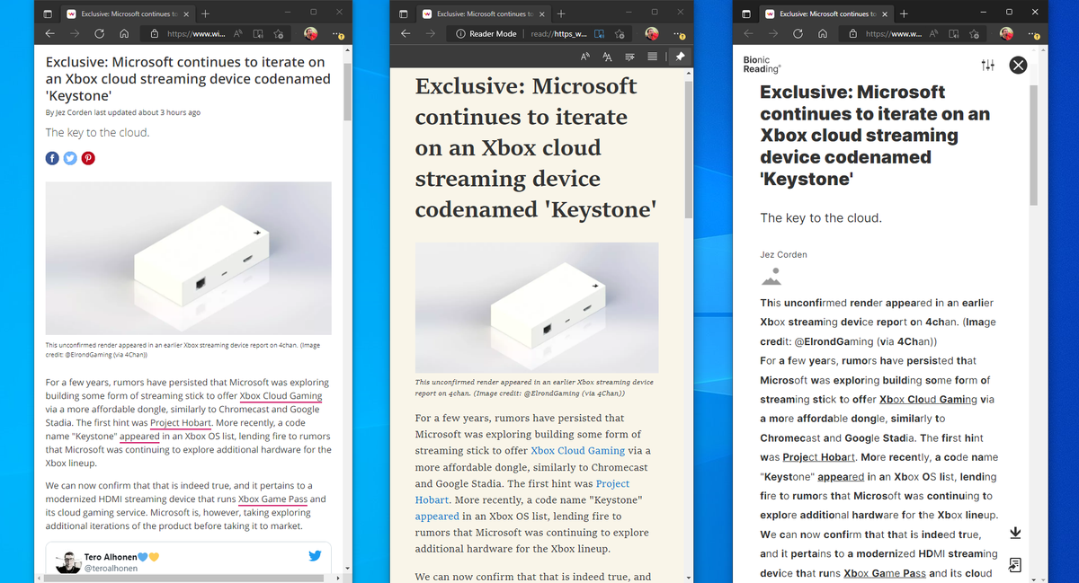 Bionic Reading now available for Edge and Chrome, here's how to get it ...