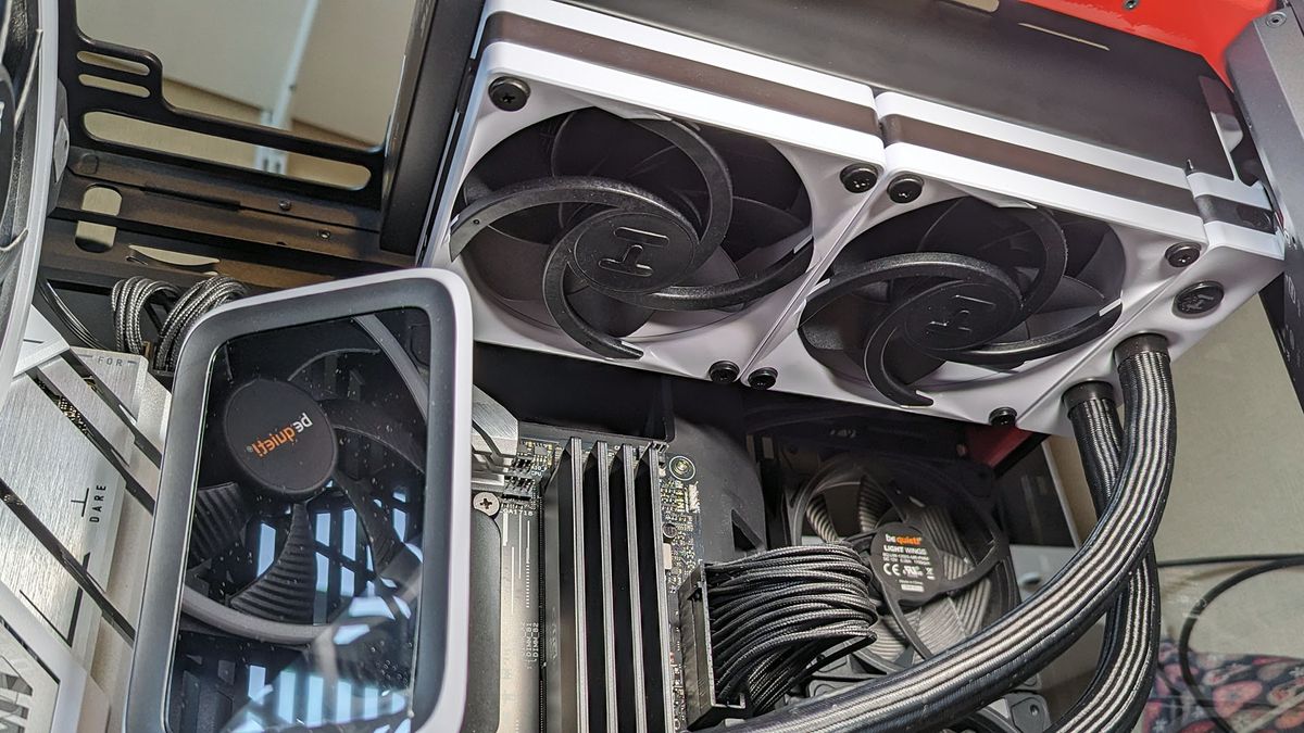 HYTE THICC Q60 review: The most ridiculous AIO CPU cooler I've ever ...