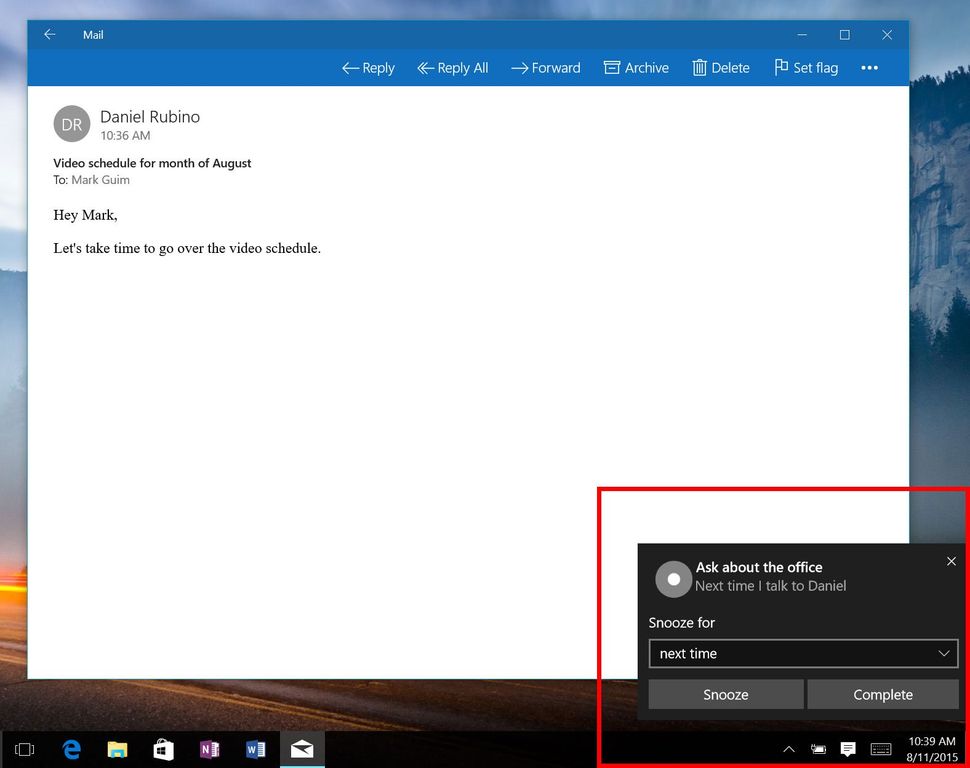 How to set a reminder with Cortana in Windows 10 | Windows Central