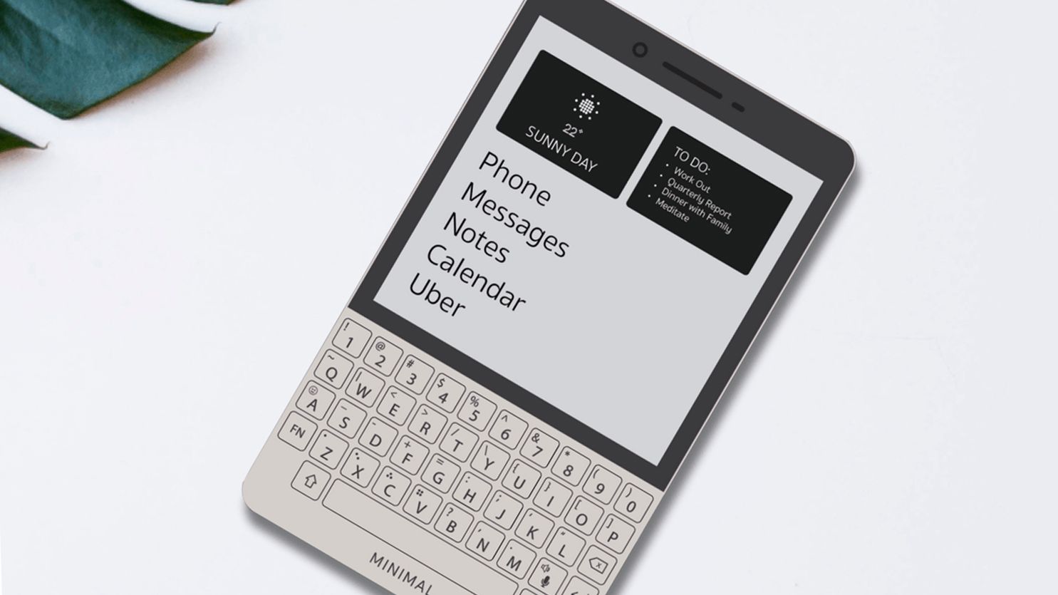 This Blackberry-style phone with an E-Ink screen wants to fix your ...