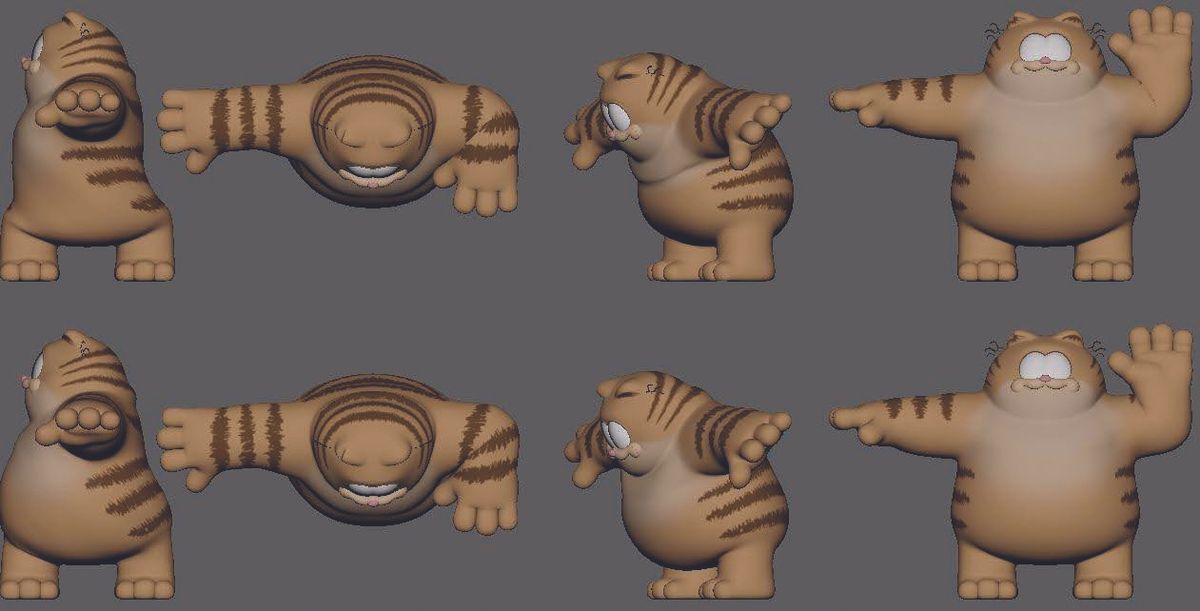 Building Garfield's Characters with Ziva Real Time - Bragi Studio