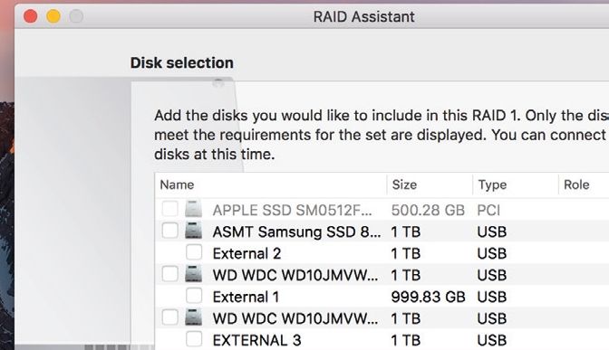 How to manage disk sets and RAID arrays in macOS Sierra | TechRadar