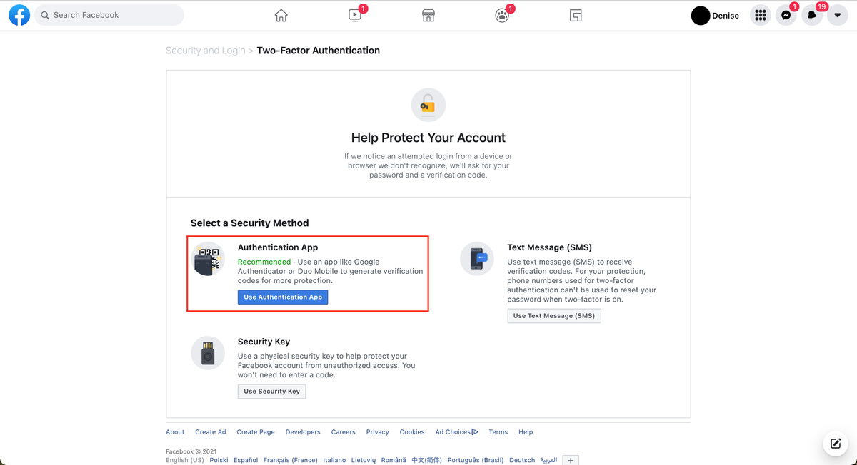 How to set up two-factor authentication on Facebook | Tom's Guide