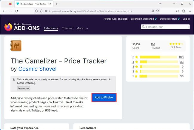 Get The Camelizer extension to track prices on Black Friday | Windows ...