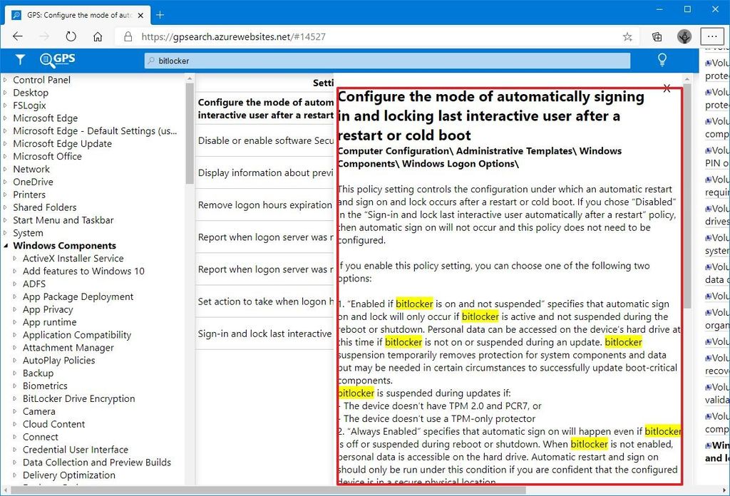 How to search for Group Policy settings on Windows 10 | Windows Central