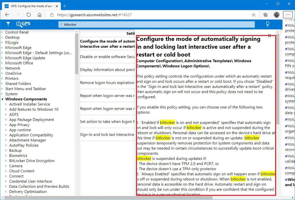 How to search for Group Policy settings on Windows 10 | Windows Central