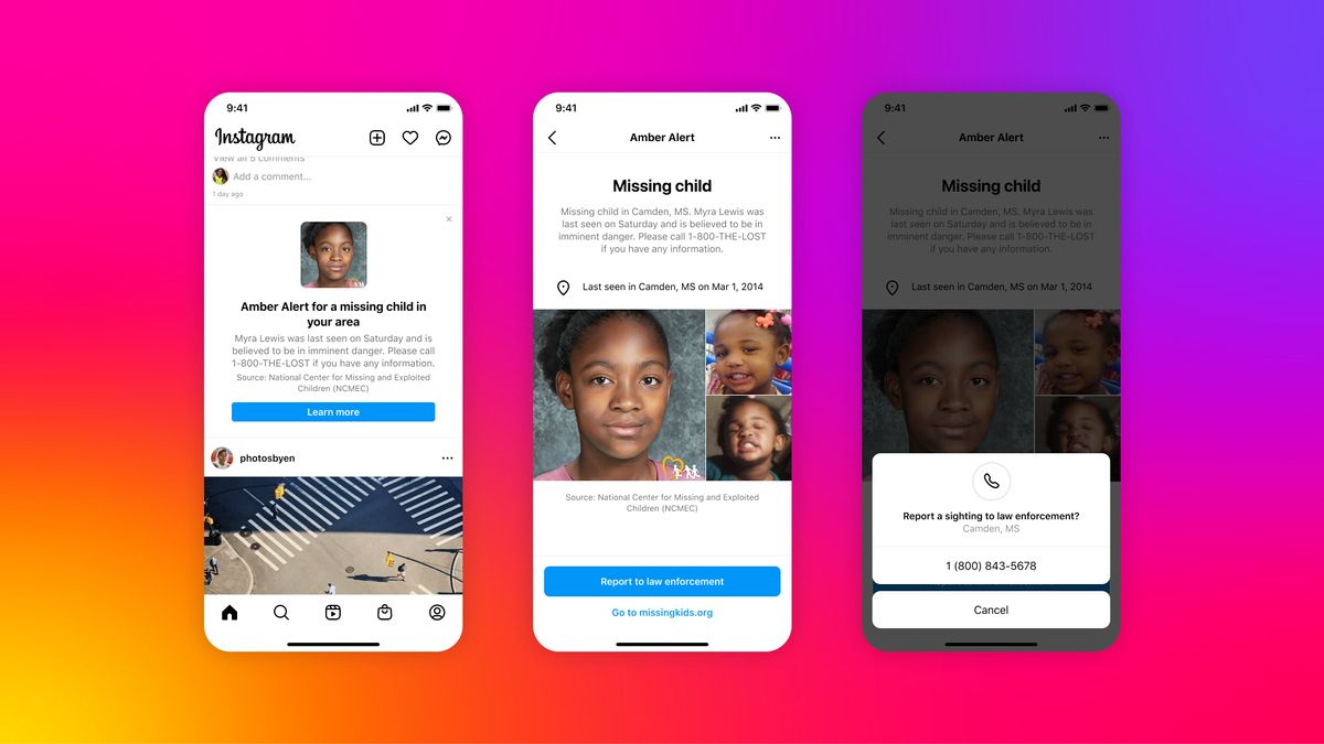 Instagram launches AMBER Alerts to help find missing children in your ...