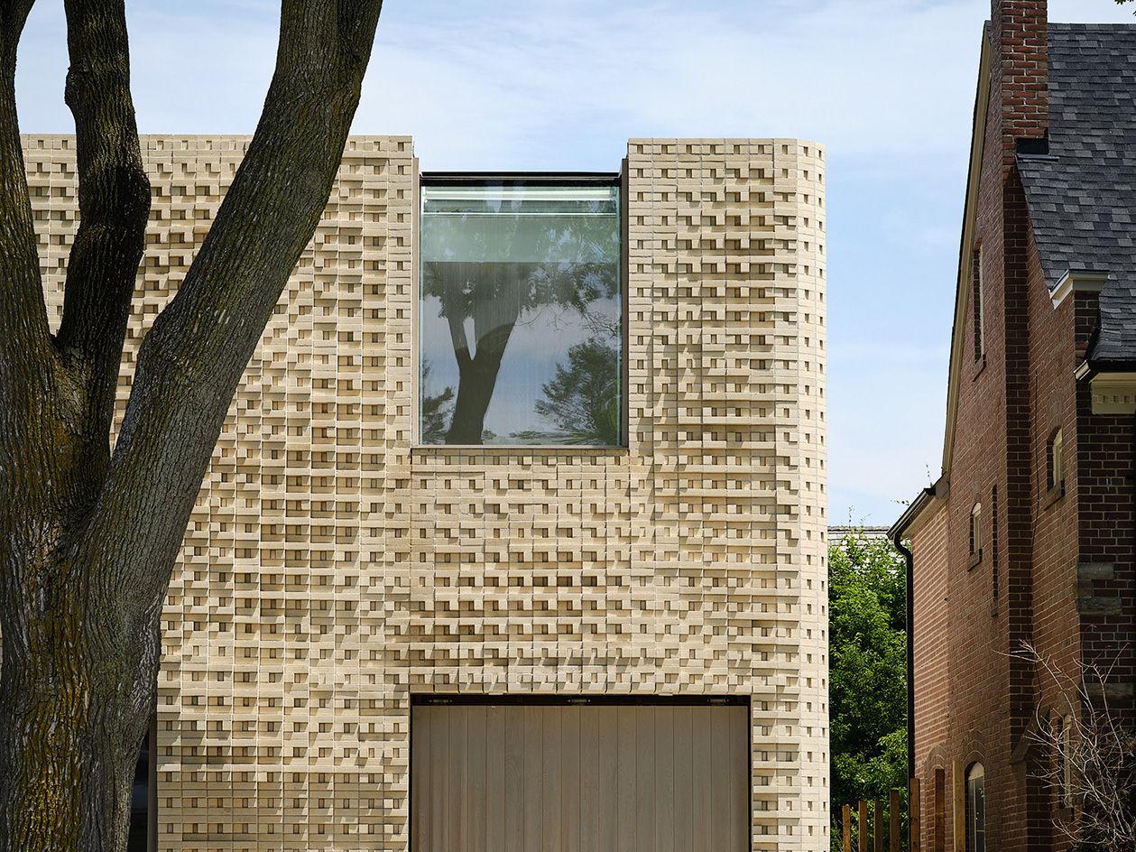 Tour Canvas House and its wavy brick facade | Wallpaper