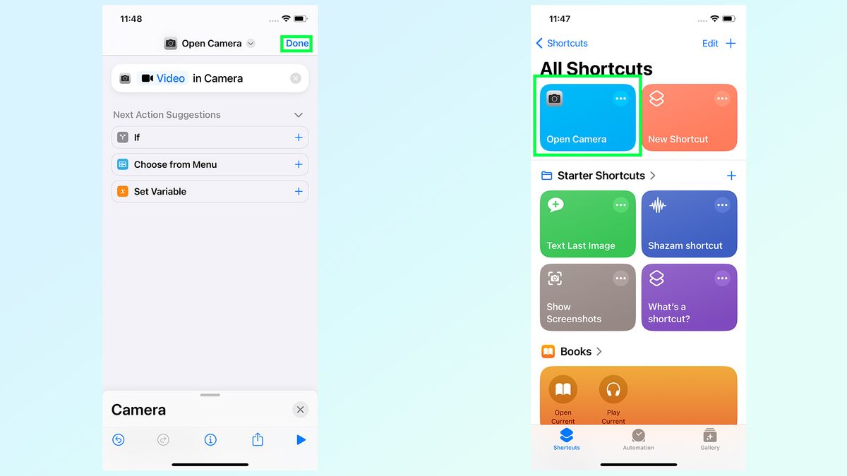 How to set up camera shortcuts in iOS 17 | Tom's Guide