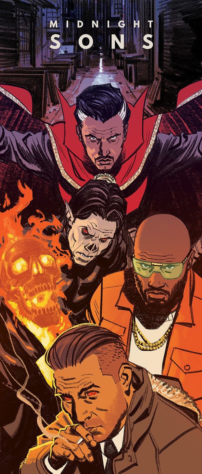 Inside the Midnight Sons comic book that Marvel passed on in 2017 ...