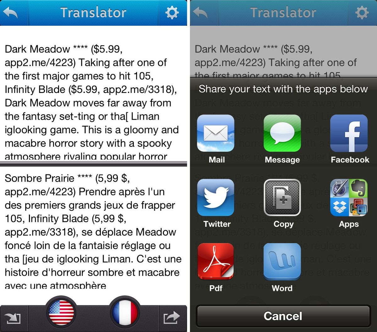 Pixter Scanner for iPhone review: Capture text with a photo, translate ...