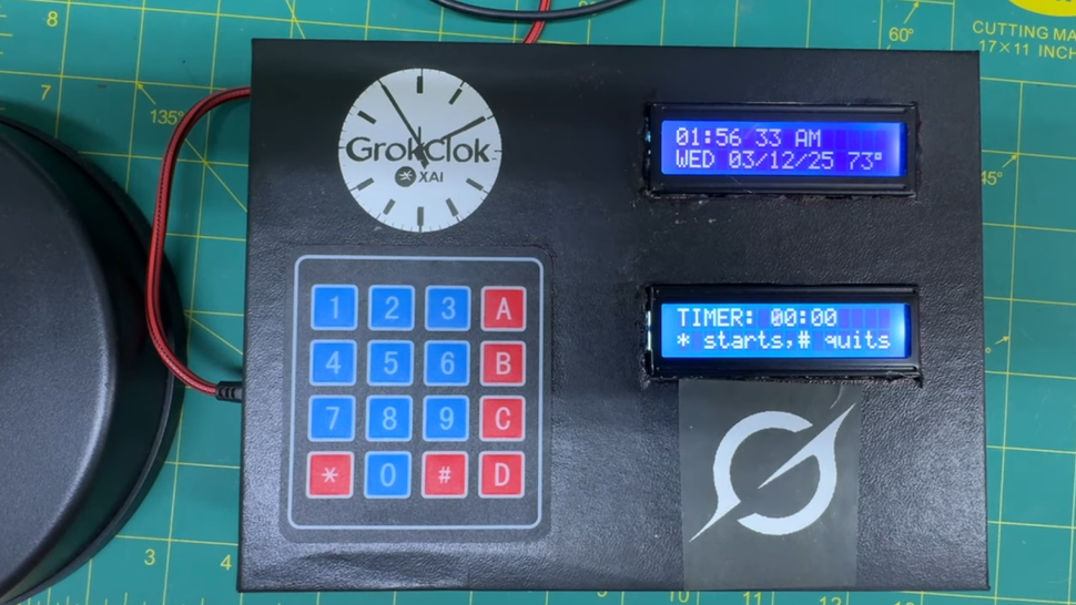 Maker builds Raspberry Pi Pico smart clock with lots of cool features ...