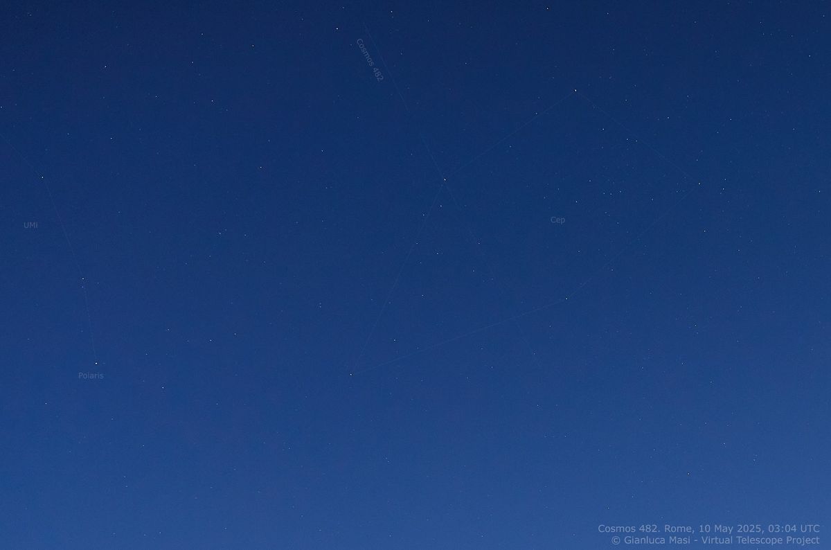 Failed Soviet Venus lander Kosmos 482 crashes to Earth after 53 years ...