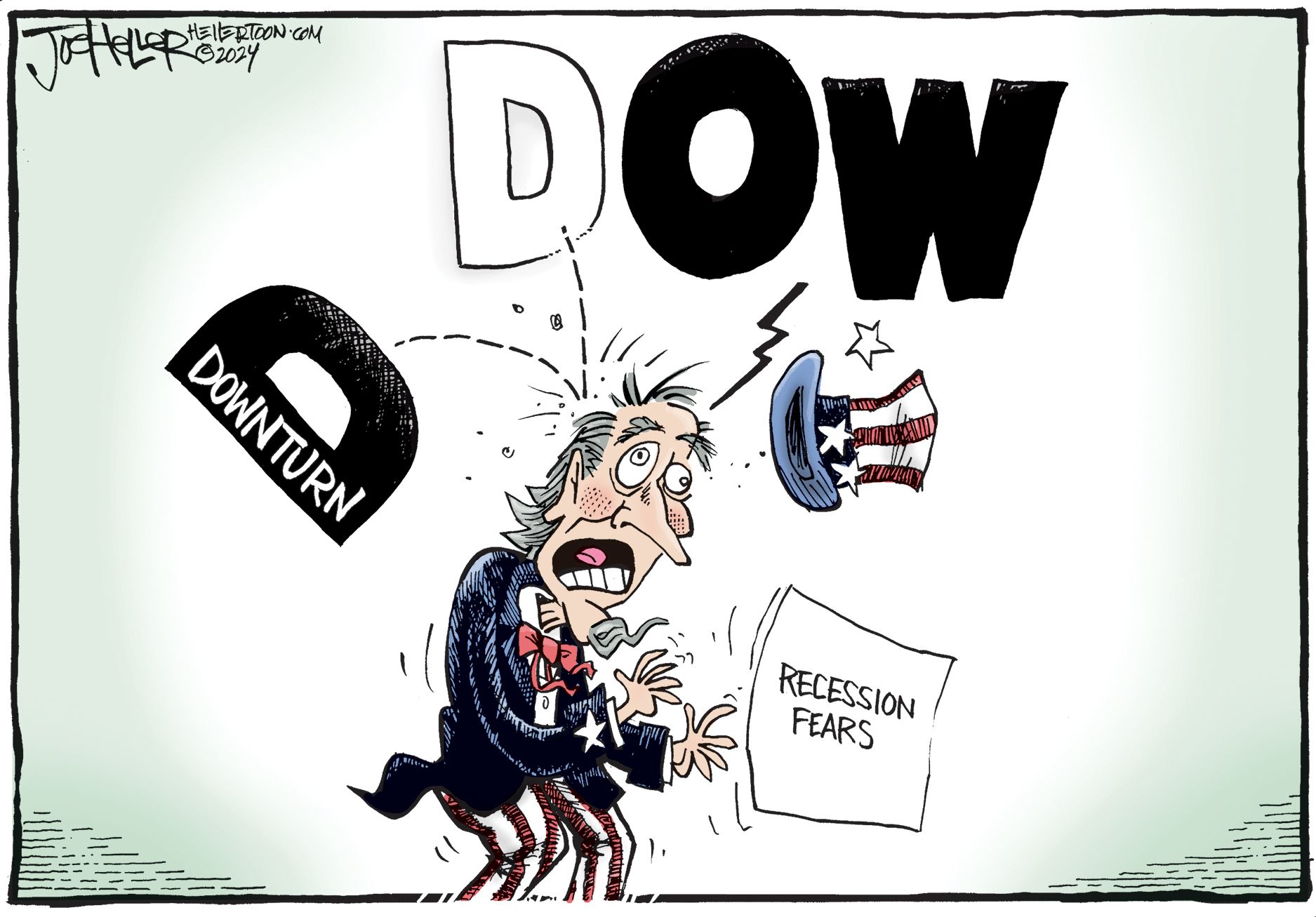 5 chaotic cartoons about the turbulent economy | The Week