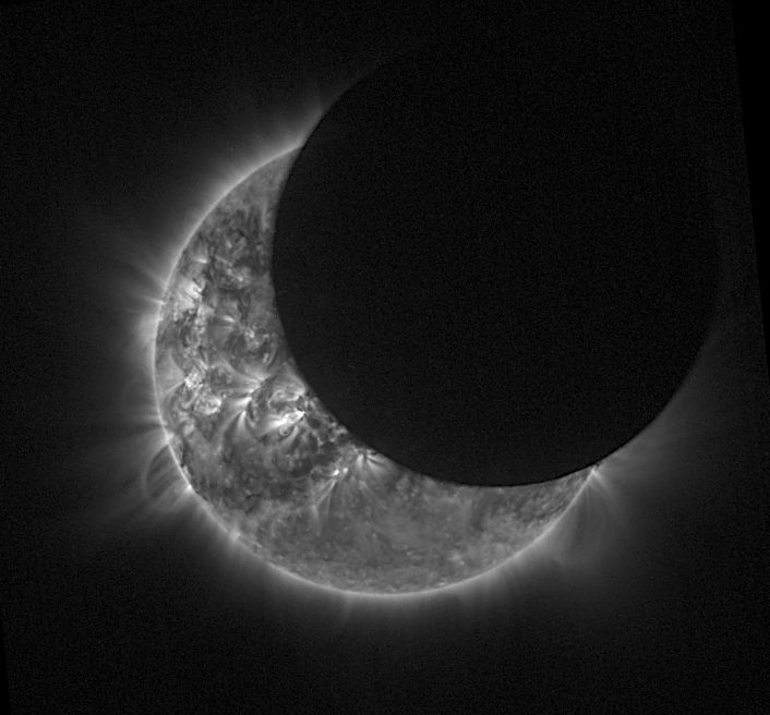 European Satellite Sees Solar Eclipse from Space (Video) | Space