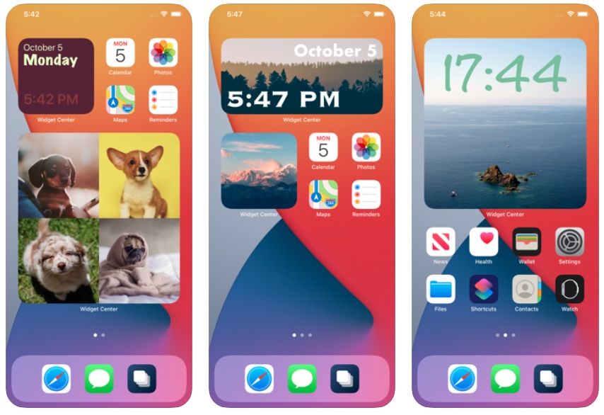 Widget Center gives you full control over your Home screen with custom ...