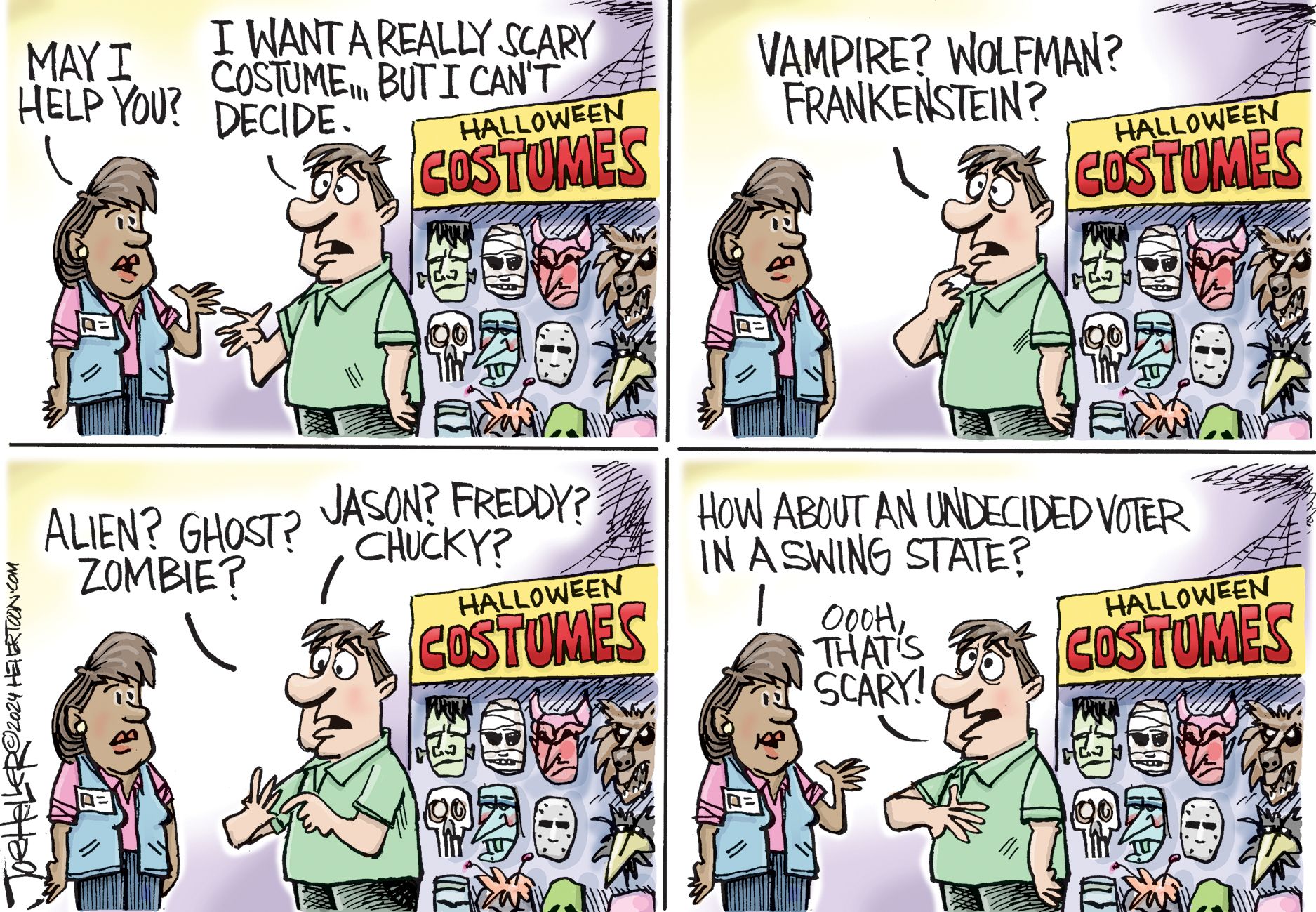 Today's political cartoons - October 6, 2024 | The Week