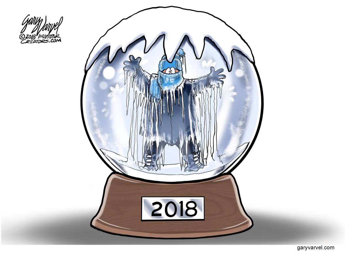Editorial cartoon U.S. winter weather snow 2018 | The Week