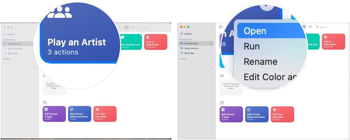 How to share Shortcuts on your Mac | iMore