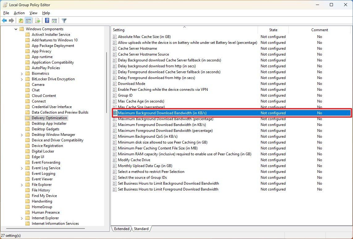 How to restrict bandwidth for updates on Windows 11 | Windows Central