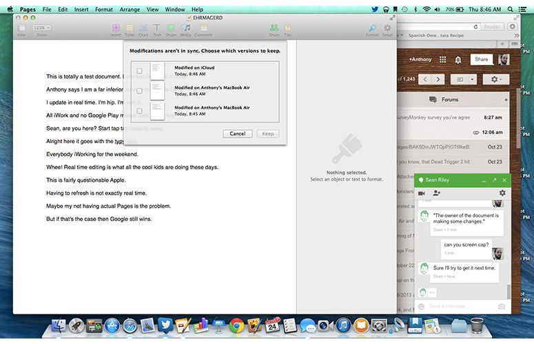 iWork for OS X Review - Free Productivity Suite - LAPTOP Magazine ...