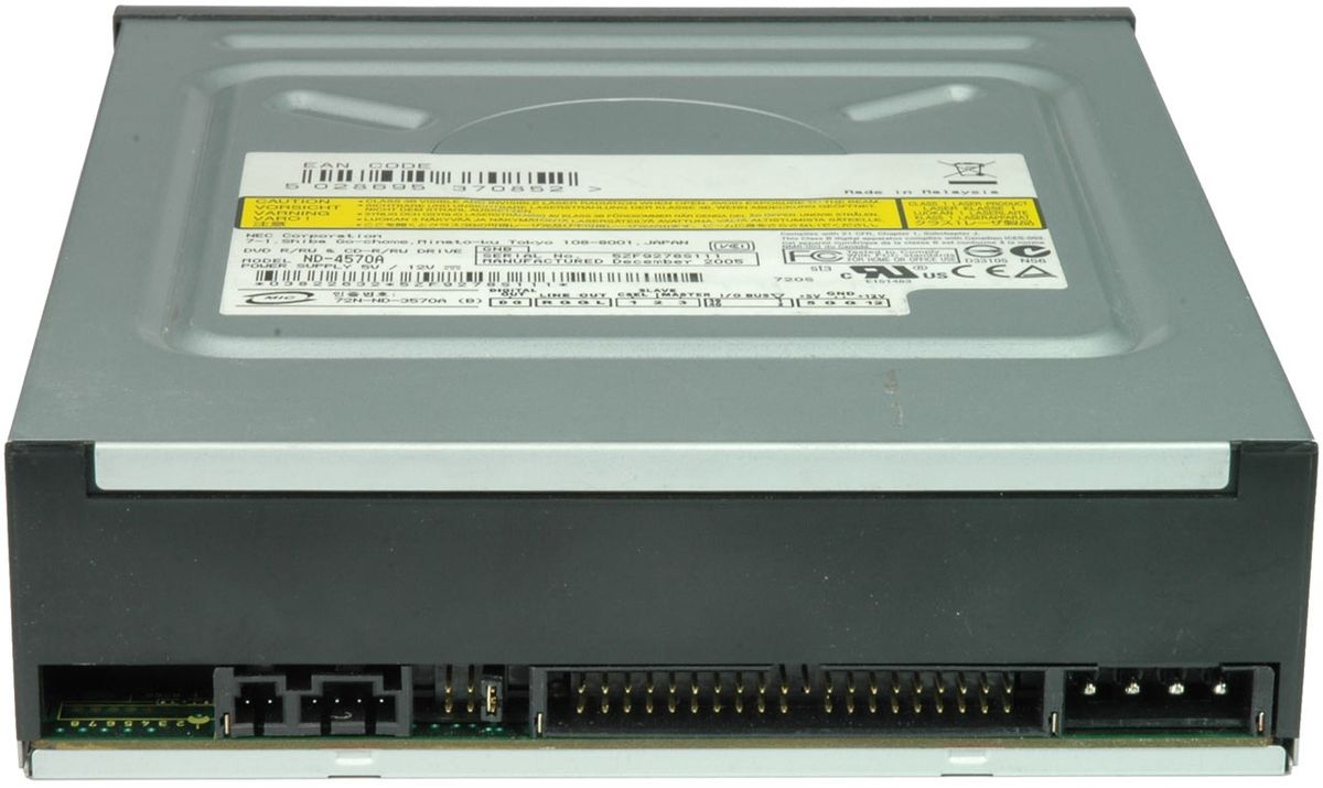 NEC ND-4570A (2005, 16x) - Three Generations Compared: Is Your DVD ...