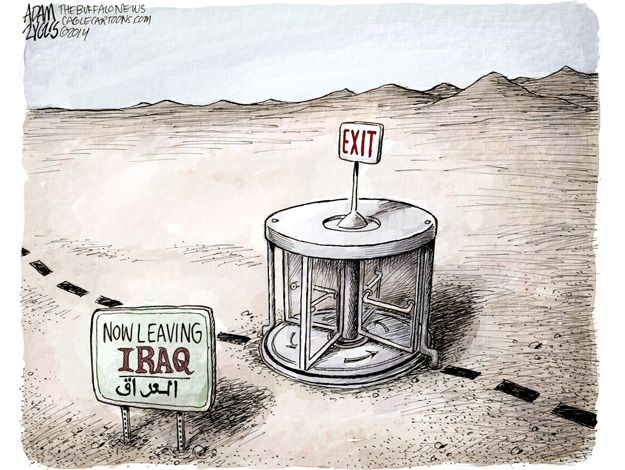 Political cartoon Iraq War | The Week