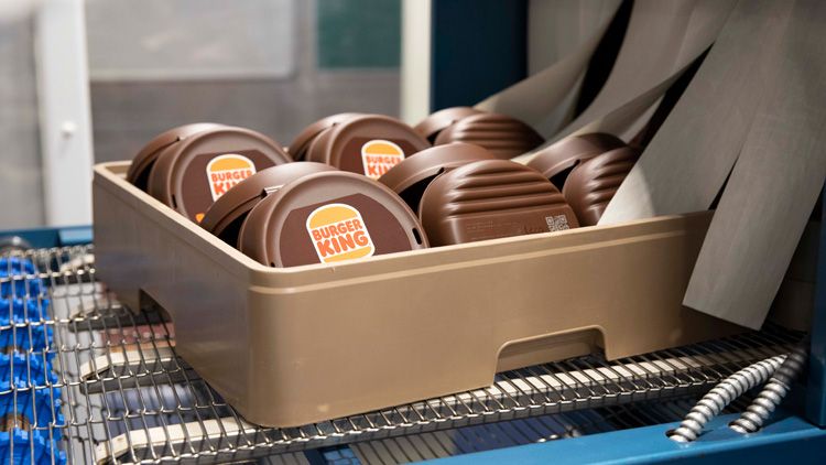 I'm lowkey obsessed with Burger King's new reusable packaging ...