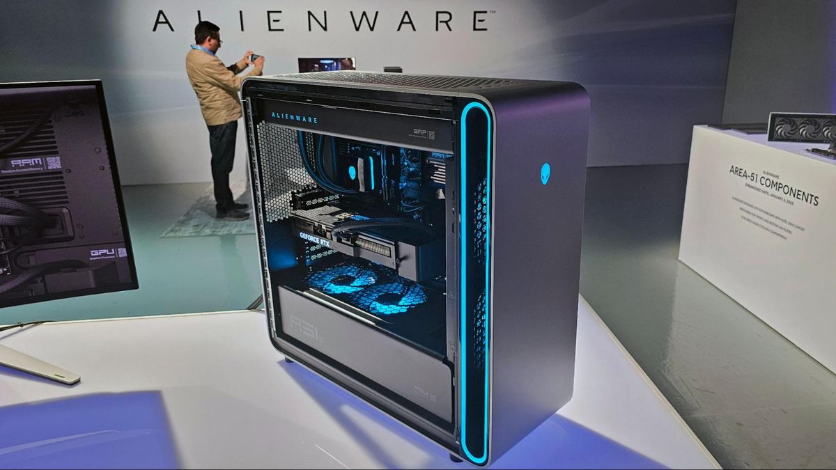 New Alienware Area-51 laptops have a Gorilla Glass window, color ...