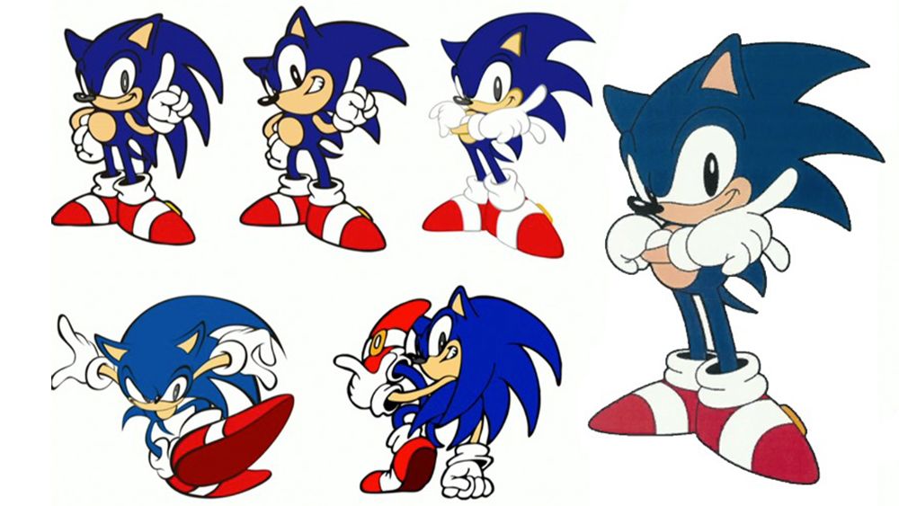 Sonic is a perfect example of character design evolution | Creative Bloq