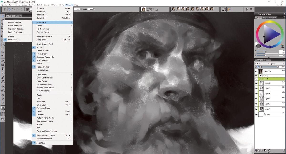 Create portrait art in Corel Painter | Creative Bloq
