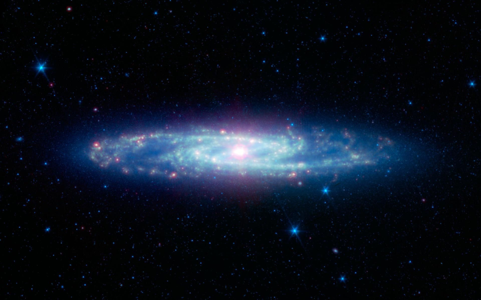 The Barred Sculptor Galaxy Wallpaper | Space