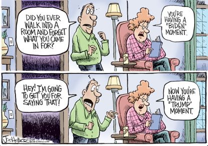 5 absent-minded cartoons on the Hur Report fallout | The Week