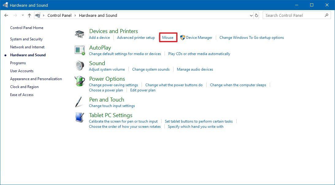 How to configure a mouse for left-handed people on Windows 10 | Windows ...