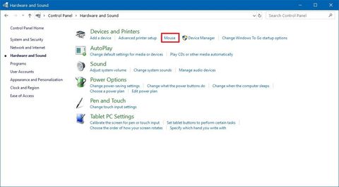 How to configure a mouse for left-handed people on Windows 10 | Windows ...