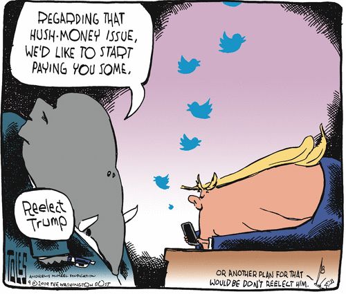 Political Cartoon U.S. Trump Twitter 2020 | The Week