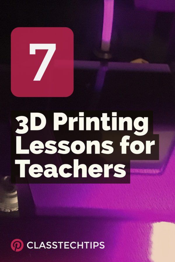 Class Tech Tips: Seven 3D Printing Lessons for Teachers | Tech & Learning